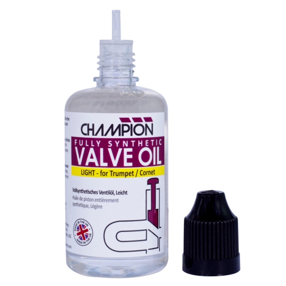 Champion Premium Fully Synthetic Valve Oil - Light - 50ml Bottle ...